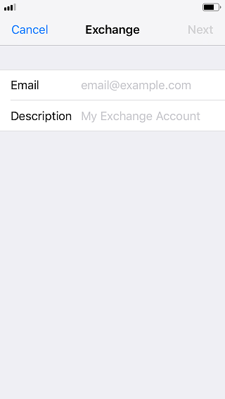 How do I set up a MDaemon account on an iOS device using ActiveSync?